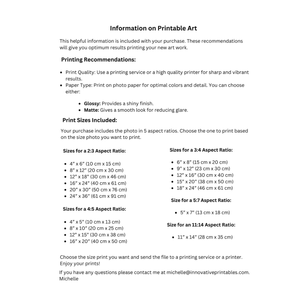 Innovative Printables - Printables For You